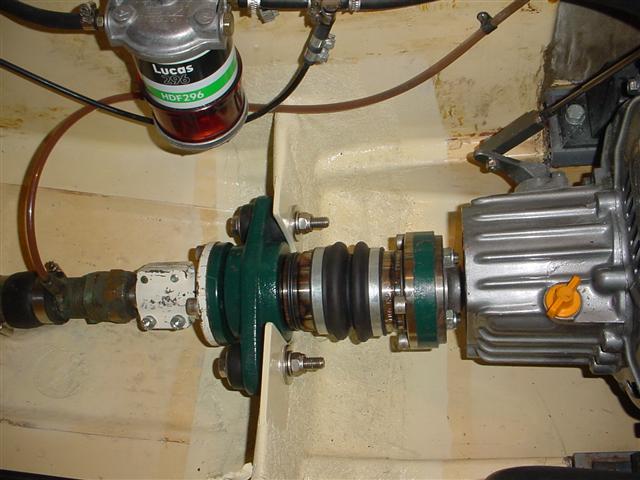 Fitting an Aquadrive coupling. – Cox Engineering
